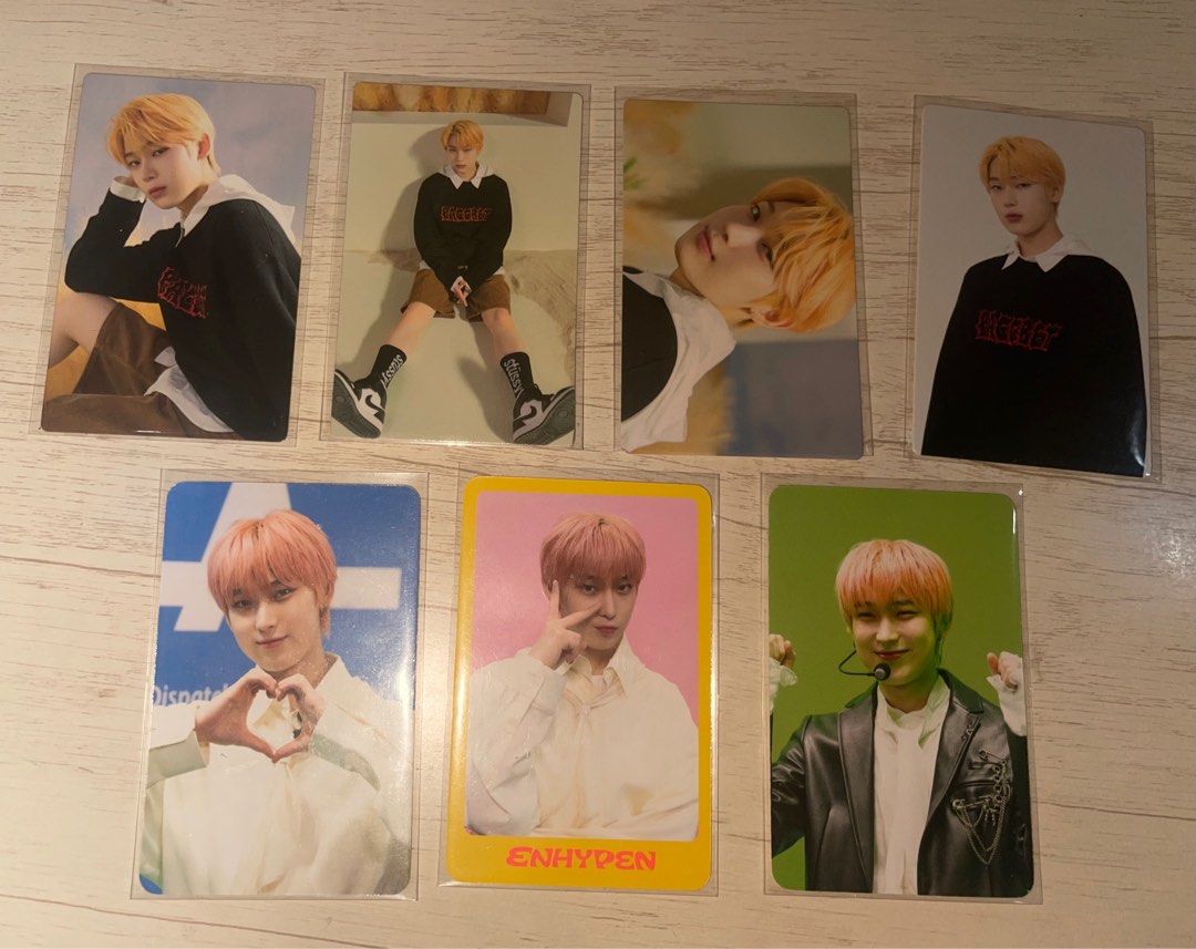 OFFICIAL Sunoo Photocards, Hobbies & Toys, Memorabilia & Collectibles ...