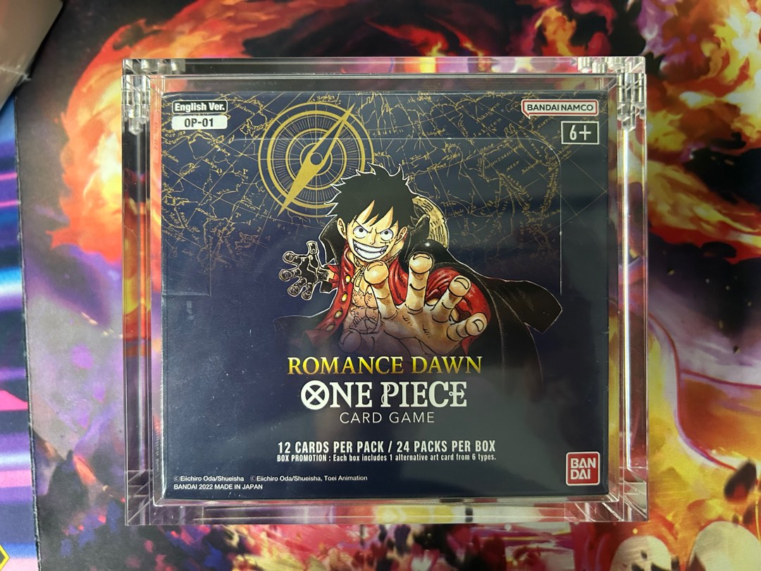 One Piece OP-01 Booster Box English Blue Bottom First Wave Pre Errata ...