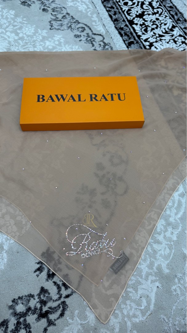 Original Bawal Ratu Swarovski, Women's Fashion, Muslimah Fashion, Hijabs on Carousell