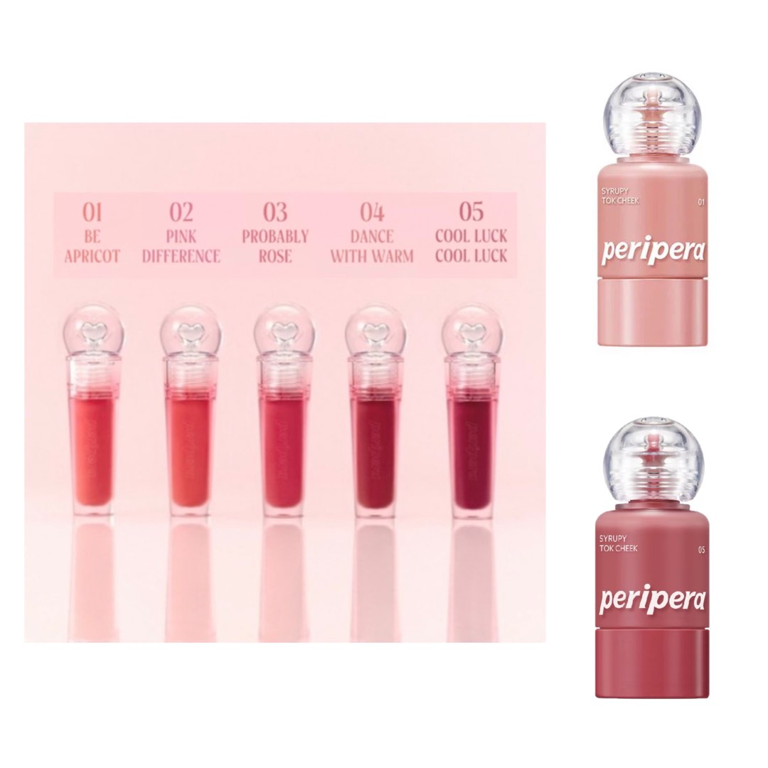 Peripera Ink Jellable Tint (01 Be Apricot / 02 Pink Difference / 03 ...