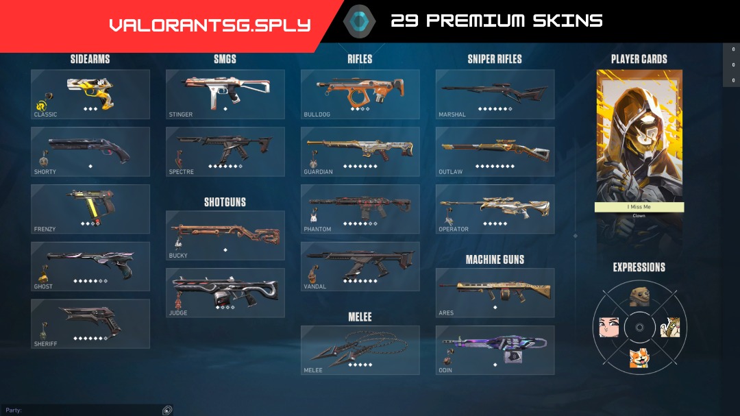 Platinum 1 Valorant Account | 29 Premium Skins | Kuronami, RGX, Reaver ...