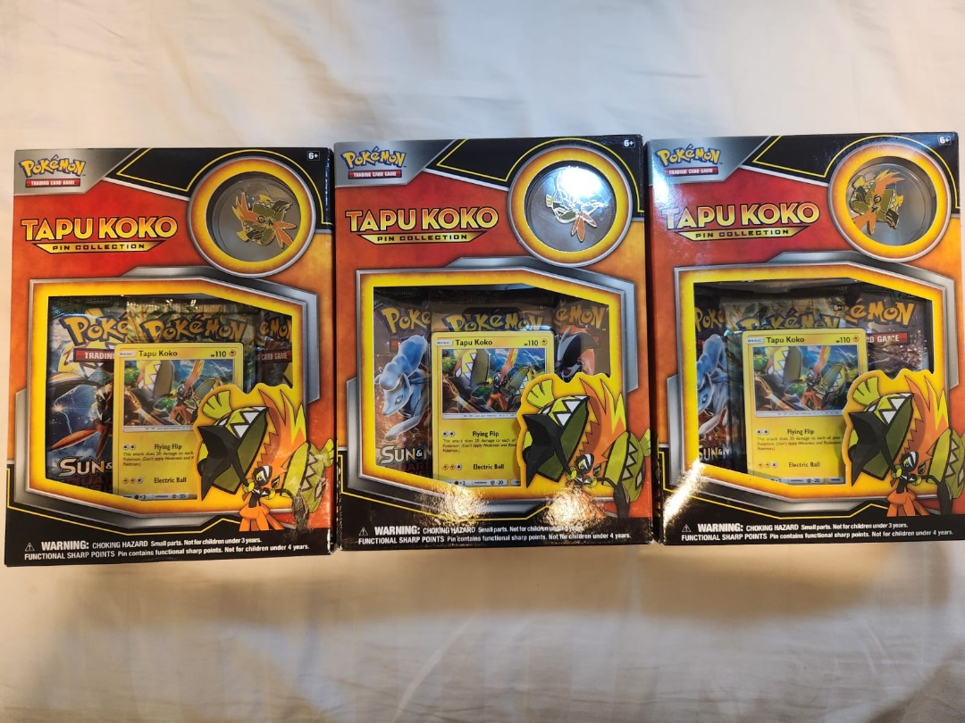 Pokemon TCG Tapu Koko Sun and Moon Guardians Rising Set (2017), Hobbies ...