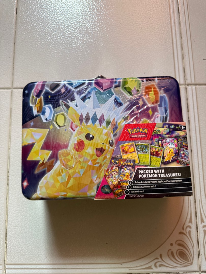 Pokemon Terra Pikachu Collectors Chest Tin, Hobbies & Toys, Toys ...