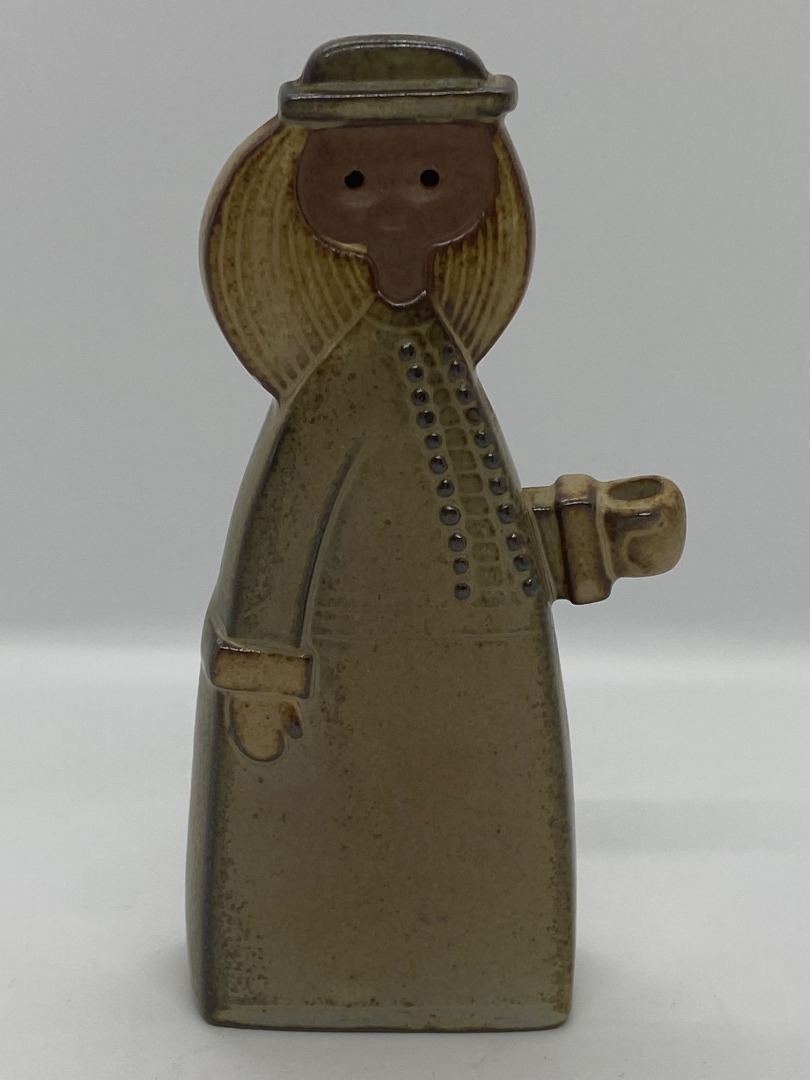 Possibly Rare and Vintage Alfred Knobler Stoneware Art Pottery Candle ...