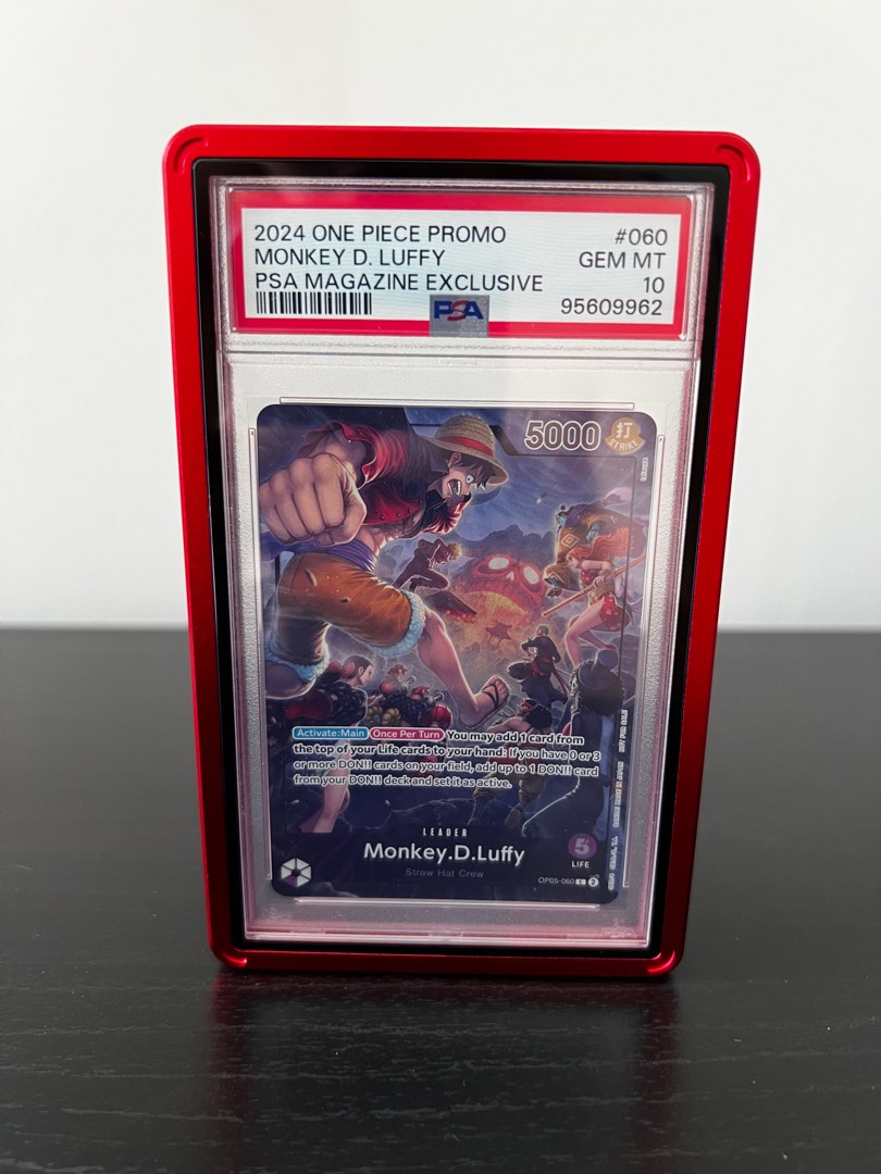 PSA 10 Monkey D. Luffy Promo Magazine Exclusive One Piece, Hobbies ...