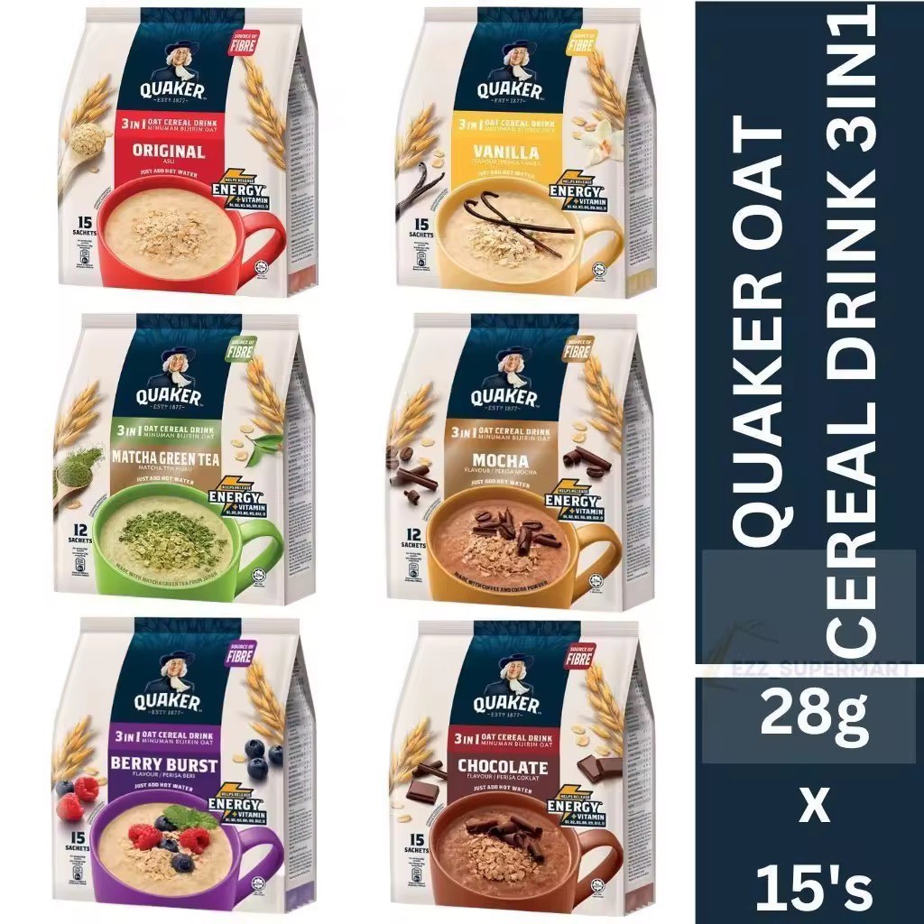 Quaker Oat 3 in 1 mix 6, Food & Drinks, Packaged & Instant Food on ...