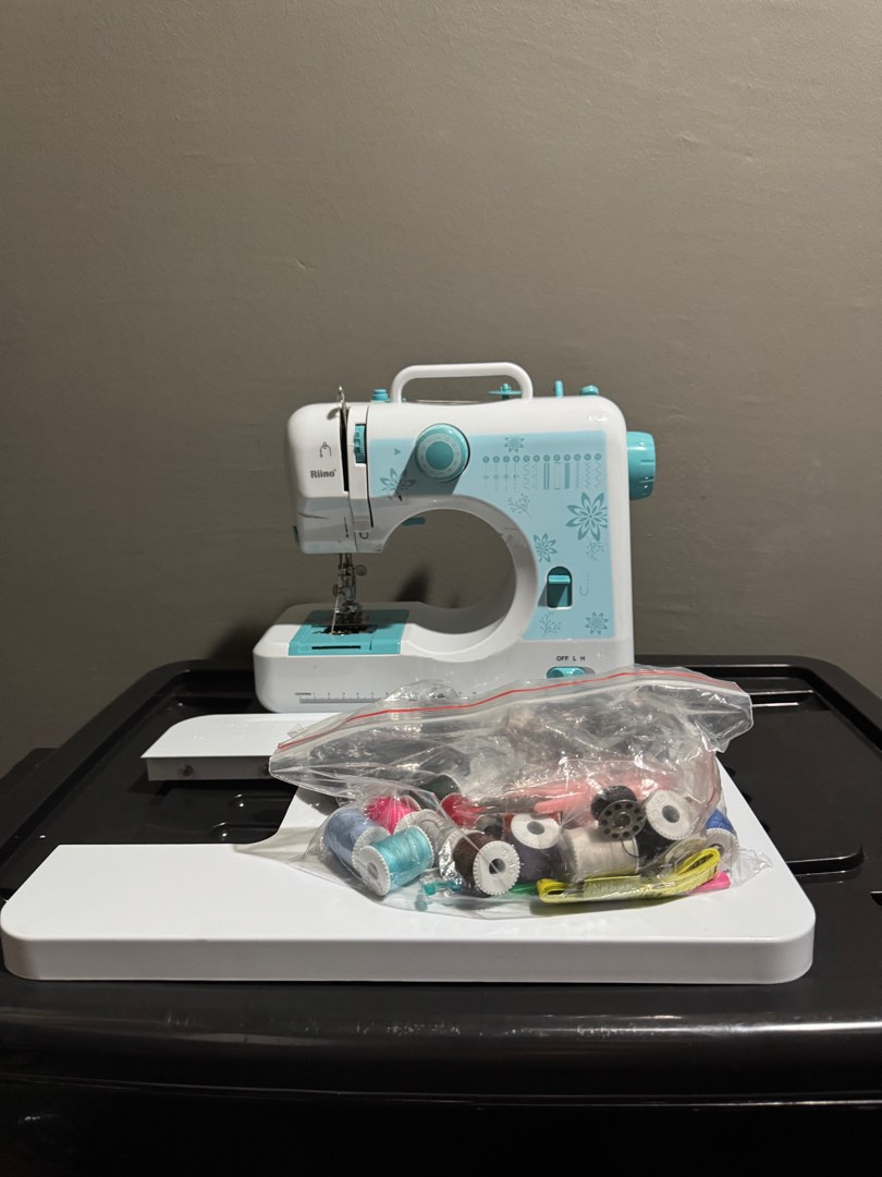 Riino Tiffany Dual Speed Sewing Machine and Extension Board / mesin ...