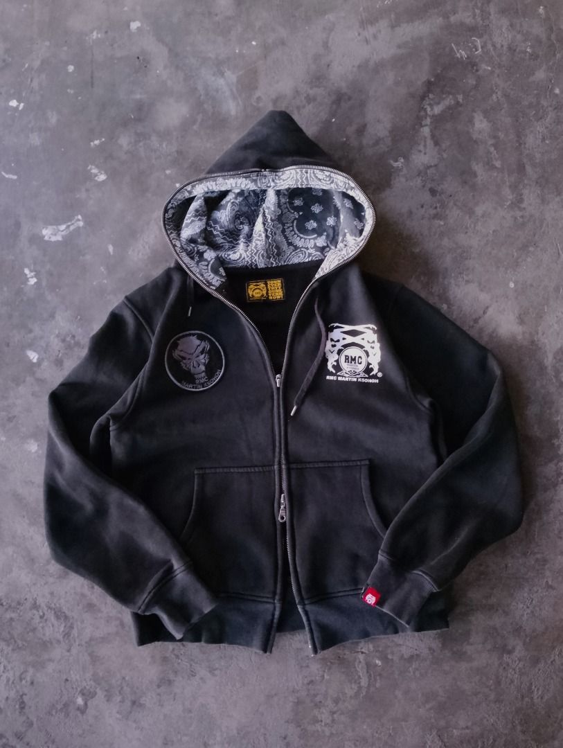 Red Monkey Co. Martin Ksohoh Double Zip Hoodie, Men's Fashion, Coats ...