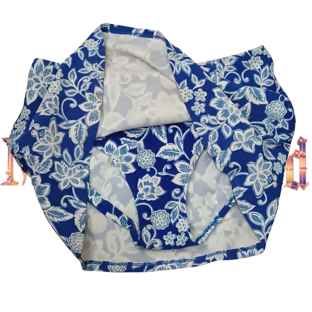 SOLD NA PO FOR SHIPPING SALE COD L.L.BEAN Swim Skirt Bikini Inside Blue ...