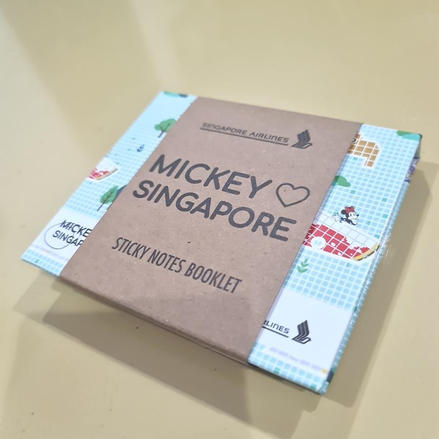 Singapore Airlines Mickey Mouse Sticky Notes Booklet (Children's In ...