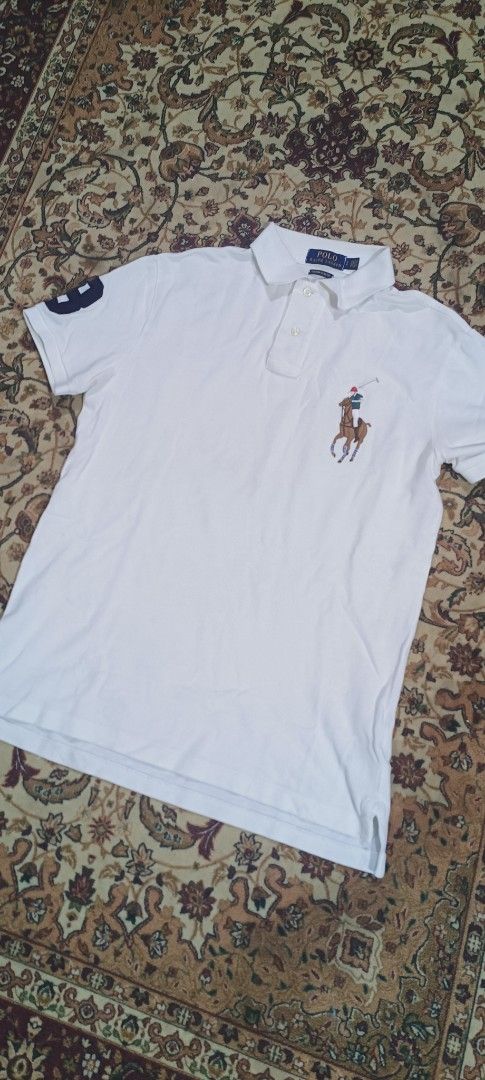 (S-M) POLO RALPH LAUREN BIG PONY POLO SHIRT, Looking For on Carousell