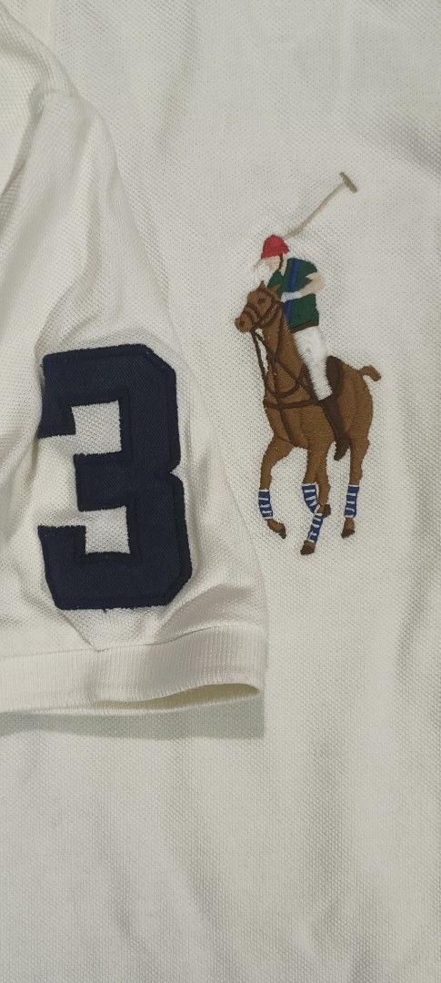 (S-M) POLO RALPH LAUREN BIG PONY POLO SHIRT, Looking For on Carousell