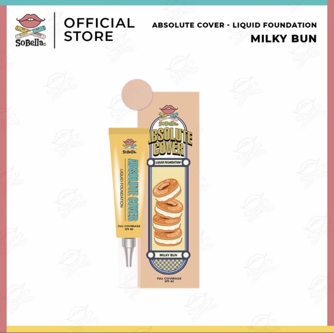 SOBELLA FOUNDATION CODE MILKY BUN, Beauty & Personal Care, Face, Makeup ...