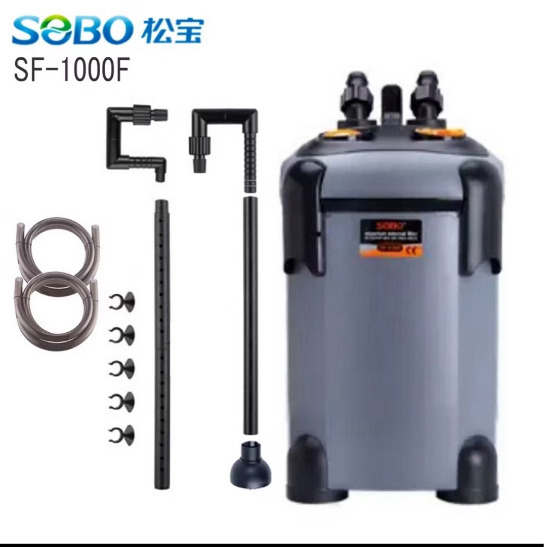 SOBO Canister External Filter SF-1000F, Sports Equipment, Fishing on ...