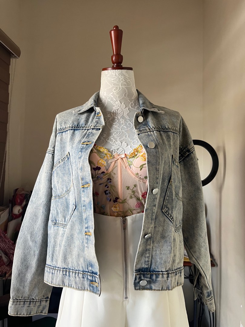 Soft Denim Jacket, Women's Fashion, Coats, Jackets and Outerwear on ...