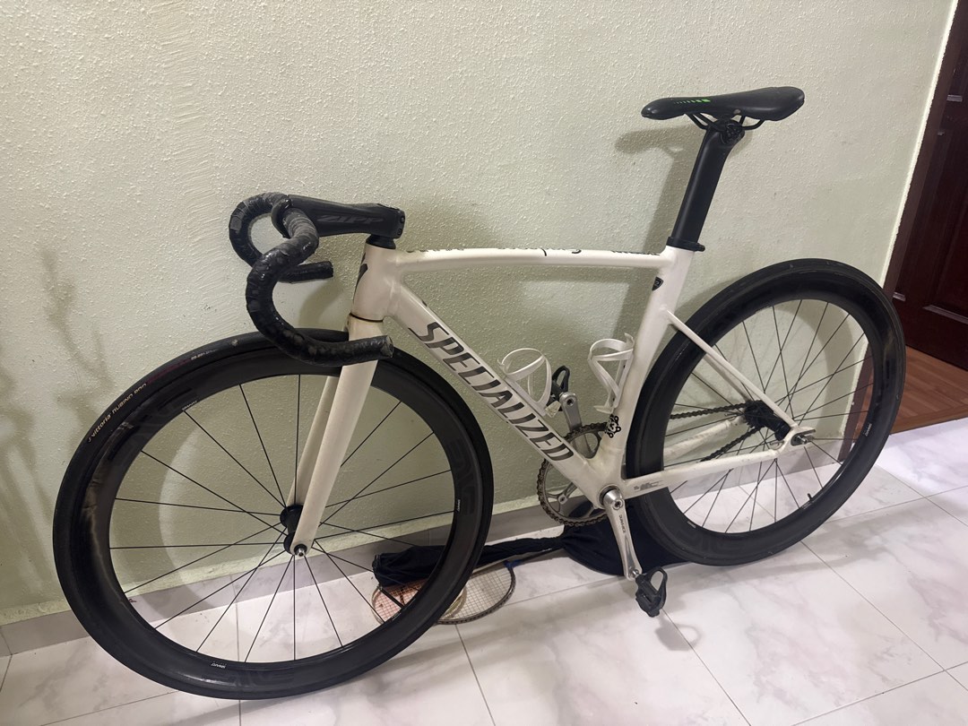 specialized allez sprint track white full bike fixie, Sports Equipment ...