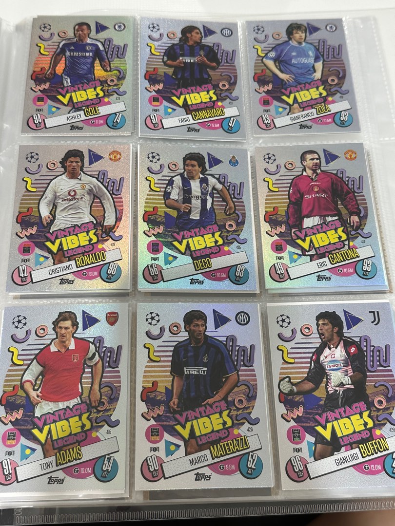 Topps Match Attax 24/25 Vintage Vibes, Hobbies & Toys, Toys & Games on ...