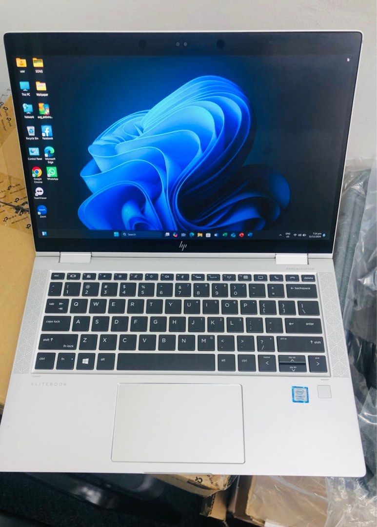 TOUCHSCREEN 512gb SSD /16GB RAM- CORE i7 HP EliteBook X360 1030 G3 ...