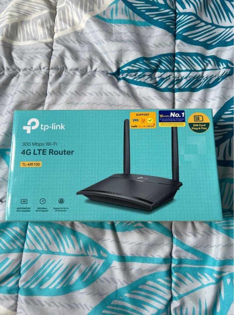 TP-Link 4G LTE Router 300 MBPS Wi-Fi, Computers & Tech, Parts ...
