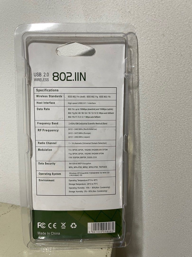 USB Wifi Mini Wireless 150Mbps 802.IIn Dongle Adaptor ANTENNA CD drive, Elektronik, Lainnya di ...