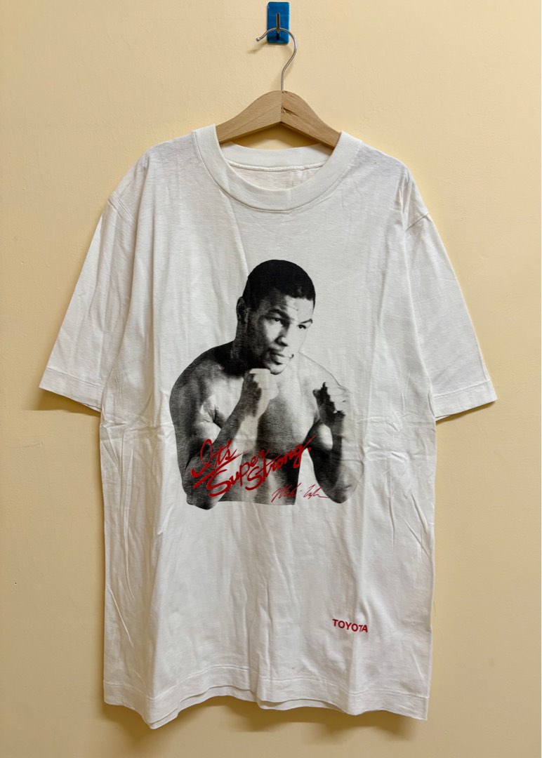Vintage 80s Mike Tyson Promo Toyota Boxing Art Movie, Men's Fashion ...