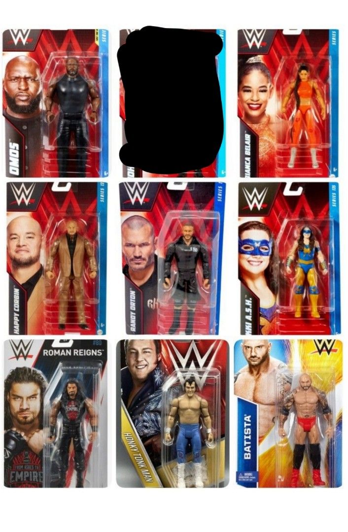 WWE Basic Omos Bianca Belair Happy Corbin Randy Orton Nikki A.S.H ...