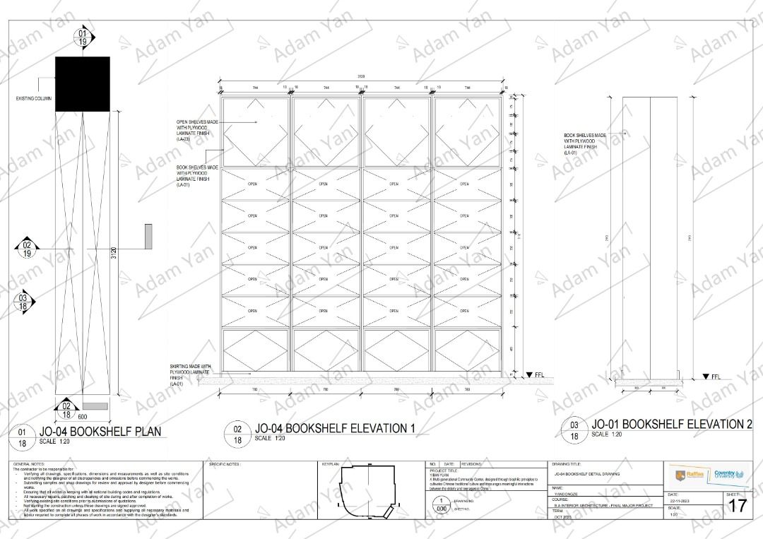 3D Rendered Drawing & 2D CAD Drawing & Interior design & Carpentry ...