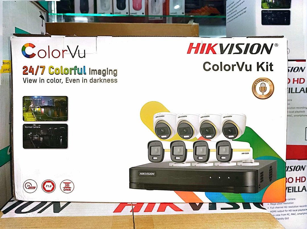 8 CHANNEL KIT 1080P COLORVU AUDIO, Furniture & Home Living, Security ...
