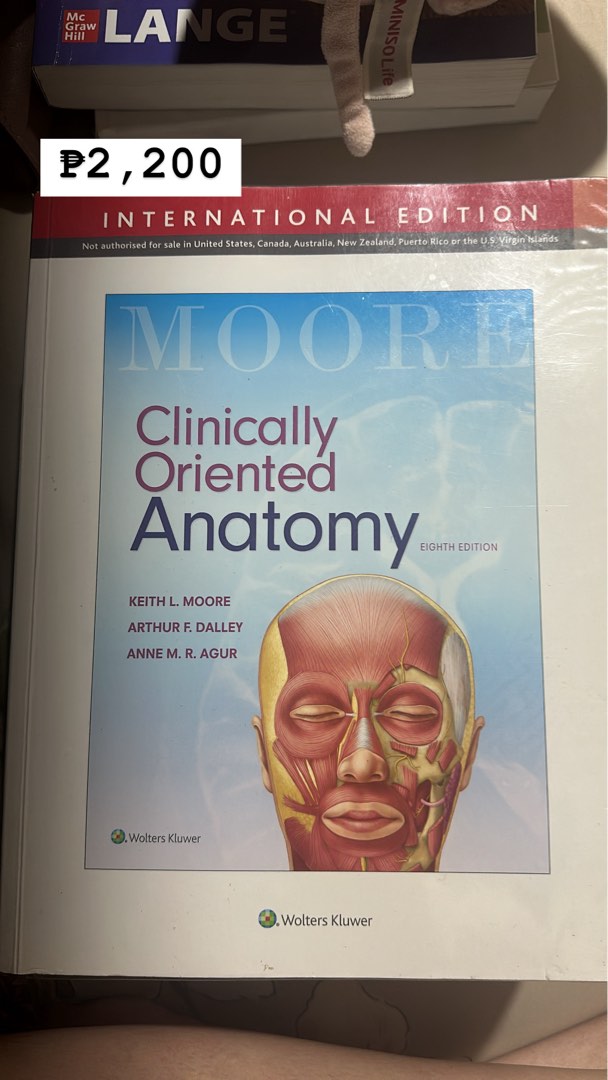 Moore Clinically Oriented Anatomy 8th edition, Hobbies & Toys, Books & Magazines, Textbooks on ...