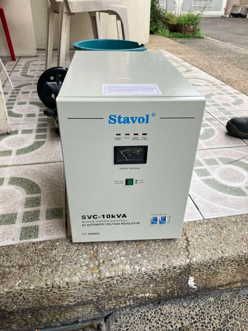 AVR 10KVA 20KVA Automatic Voltage Regulator Heavy Duty Bnew Stavol 5-15 ...