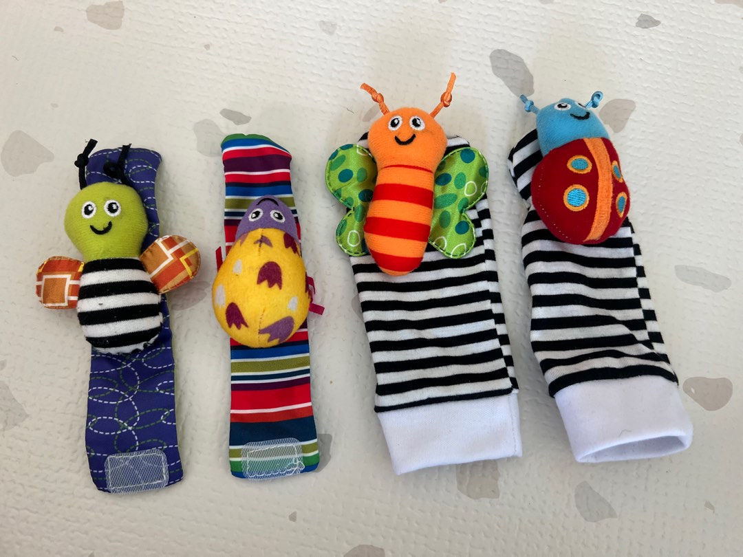 Wrist and ankle rattle for Infant, Babies & Kids, Infant Playtime on ...