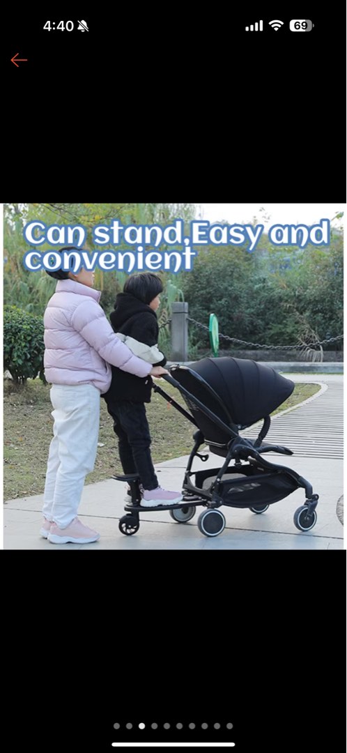 baby Stroller standing Board extension 2-in-1 Buggy Board with ...