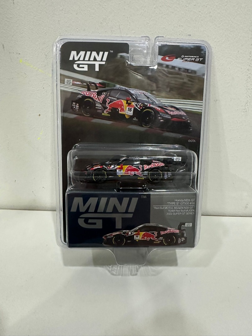 [Blister Packaging] MINI GT #848 Honda NSX-GT "Type S" GT500 #16 Red Bull MOTUL MUGEN NSX-GT ...