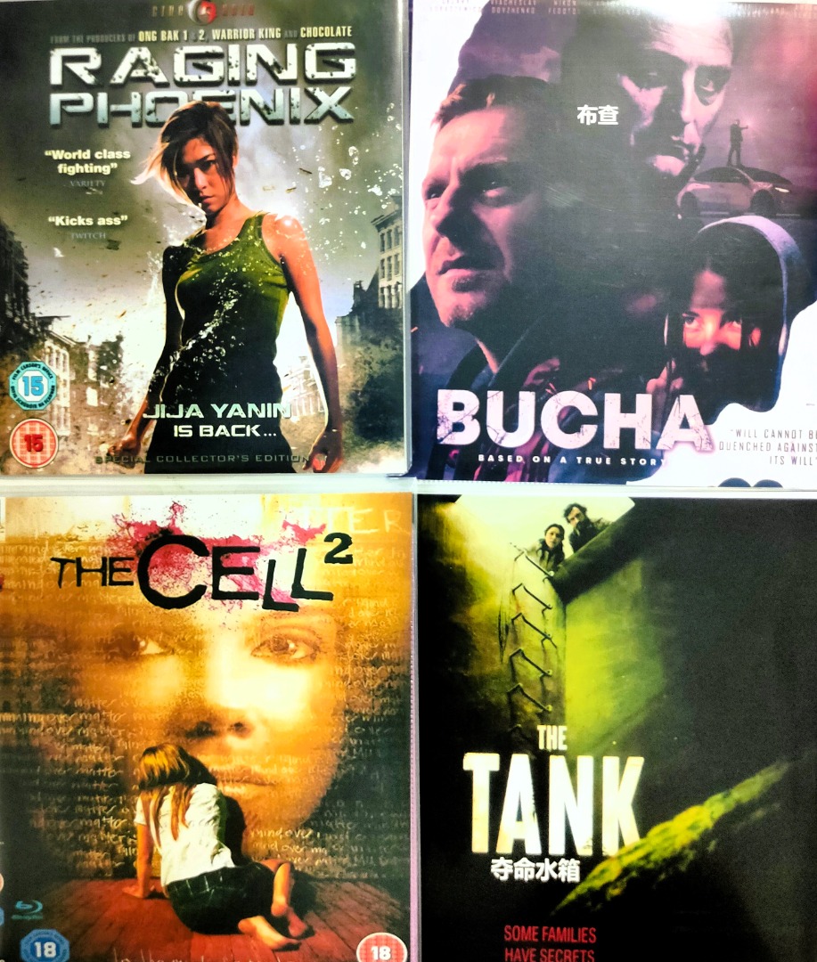 Blu Ray Movies Animations Raging Phoenix The Cell 2 The Tank Bucha ...