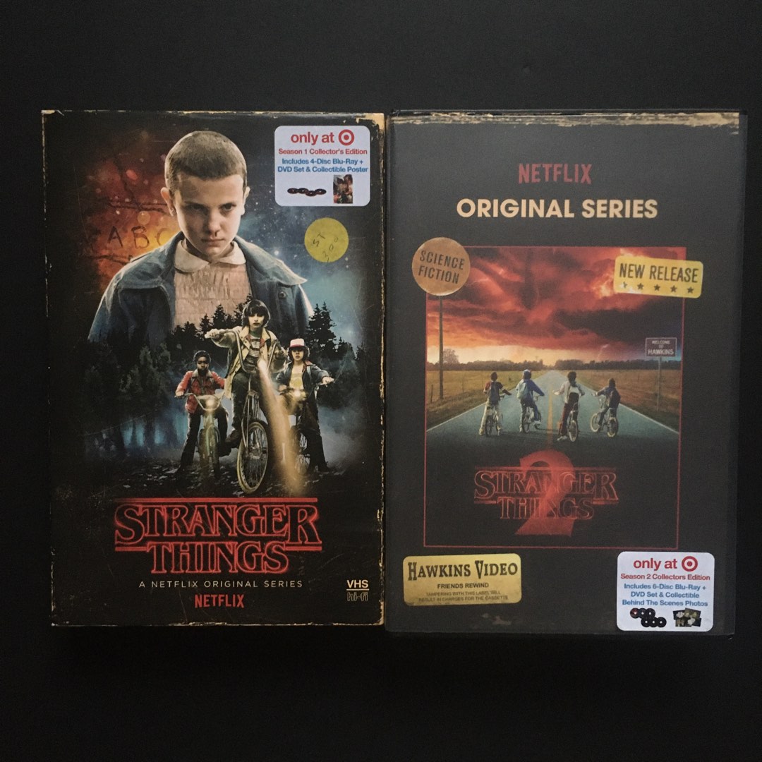 Stranger Things Netflix Exclusive Complete Season 1 & Season 2 Bluray ...