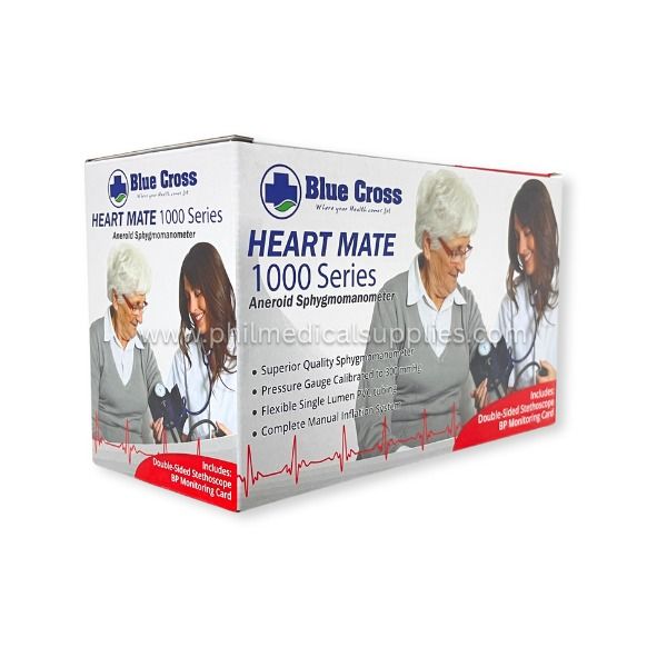 BP Set Manual Adult (Steth&Aneroid), HEART MATE BLUE CROSS, Everything ...