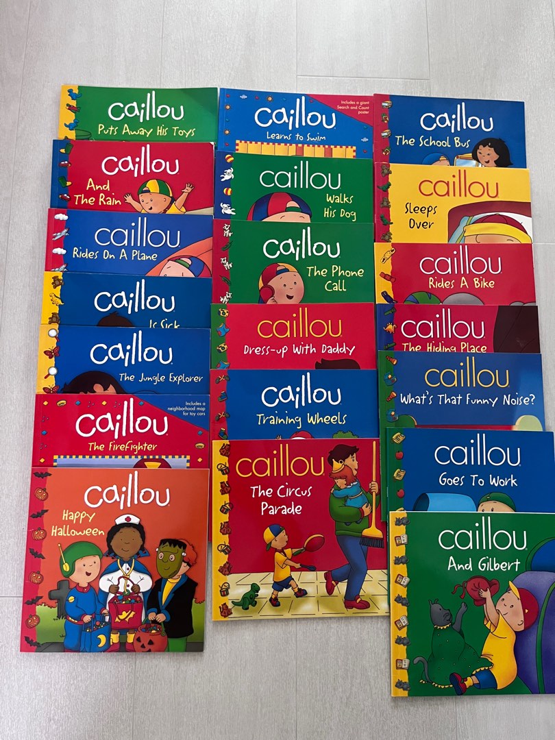 Cailou set of 20 books, Hobbies & Toys, Books & Magazines, Children's ...