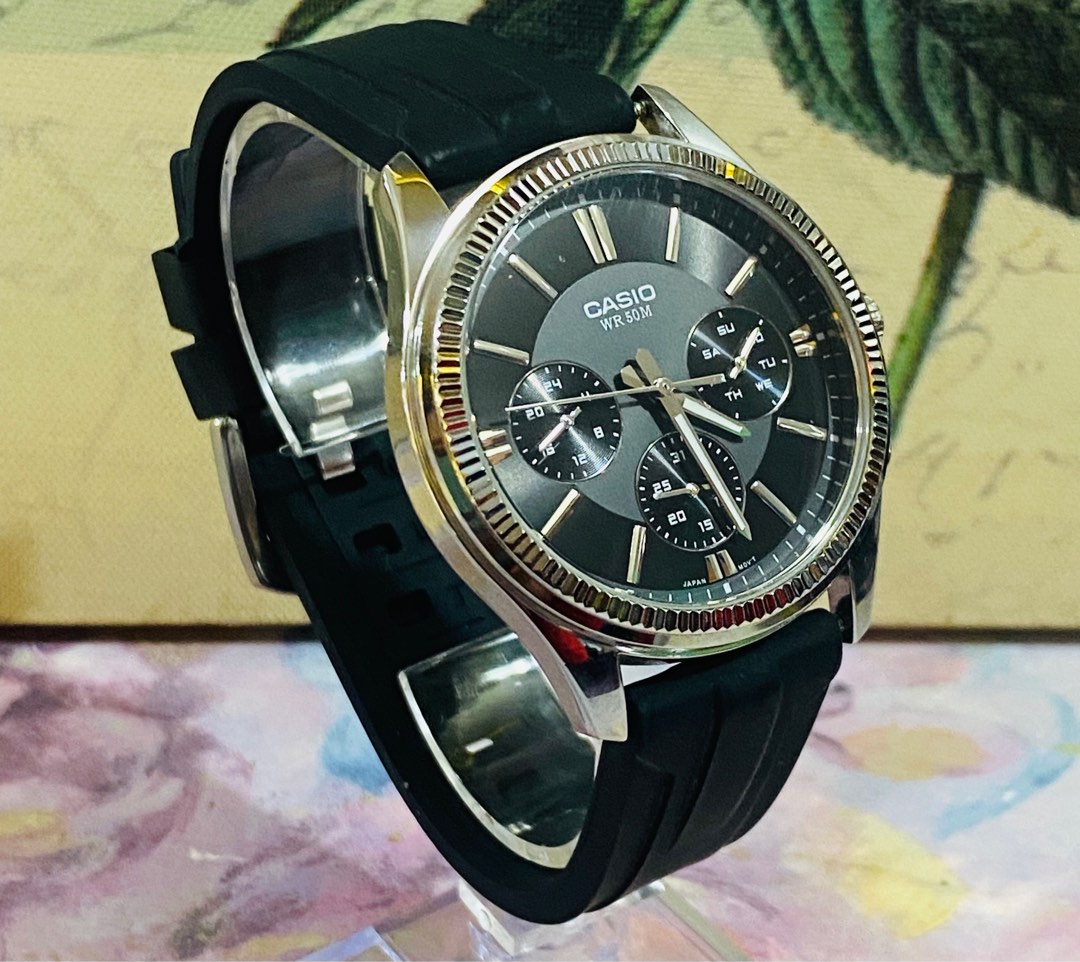 CASIO ANALOG MTP-1375, Men's Fashion, Watches & Accessories, Watches on ...