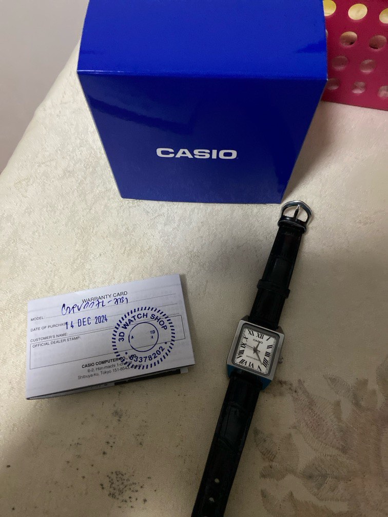 Casio tank/watch, Luxury, Watches on Carousell
