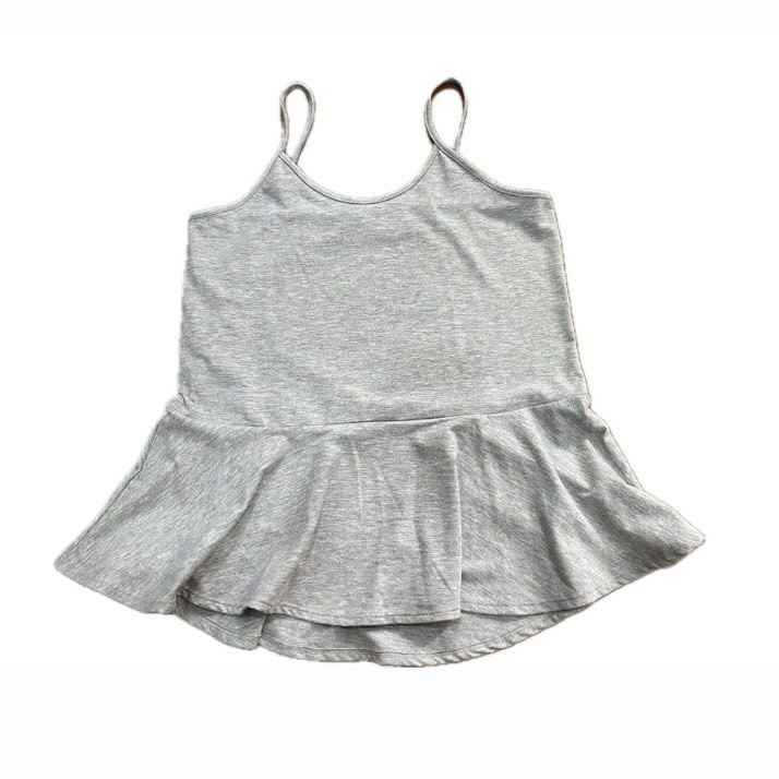 Coco Cabana Ruffle Flare Hem Spaghetti Strap Top, Women's Fashion, Tops ...