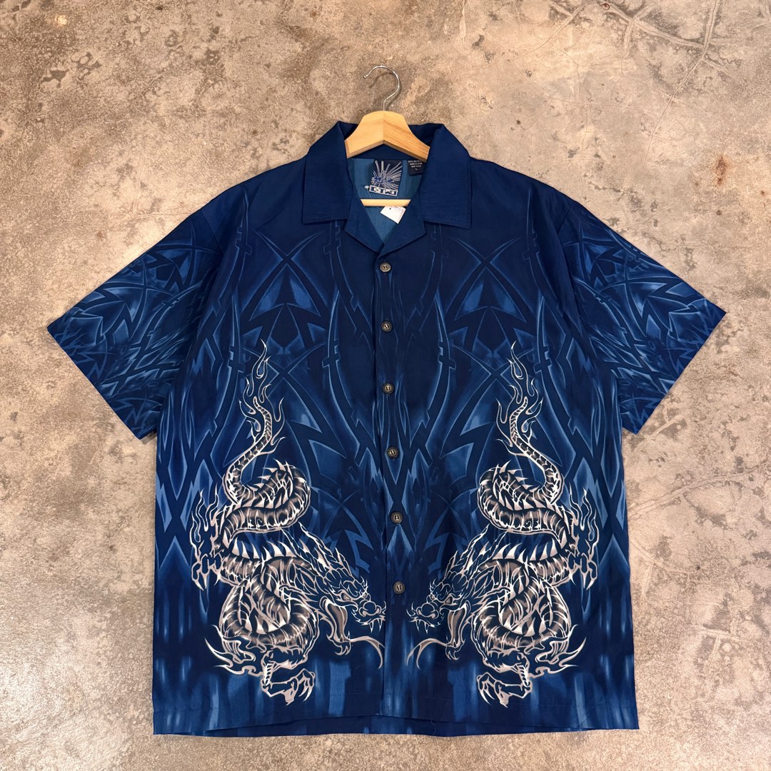 C-Two y2k Button Up, Men's Fashion, Tops & Sets, Formal Shirts on Carousell