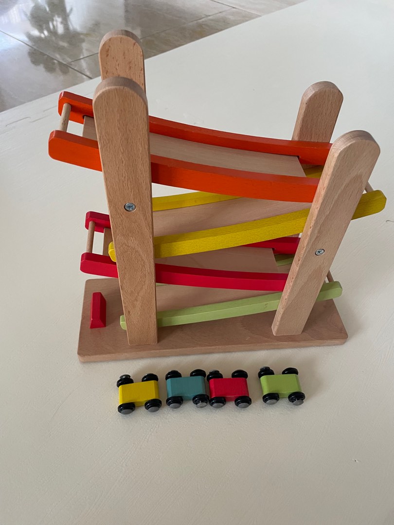 Everearth Wooden Racing Car Toy, Babies & Kids, Infant Playtime on ...