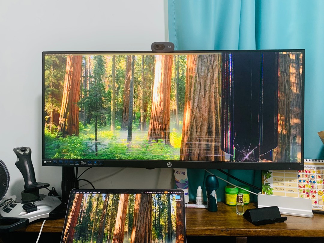 Faulty HP UltraWide UWQHD, Computers & Tech, Parts & Accessories ...