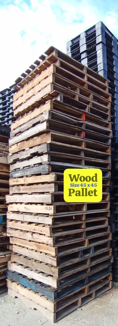 FOR SALE - 45X45 wood pallet, Furniture & Home Living, Outdoor ...