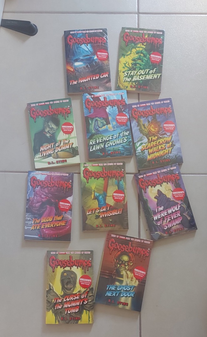 Goosebumps Set Books (10 books) Tales of Terror from the Master of ...