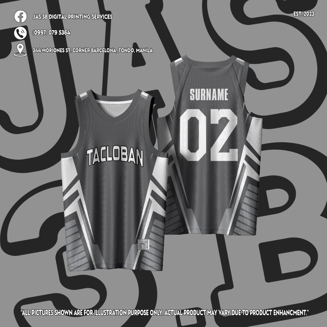 GRAY DESIGN FULL SUBLIMATION UPPER NBA CUT JERSEY, Men's Fashion ...