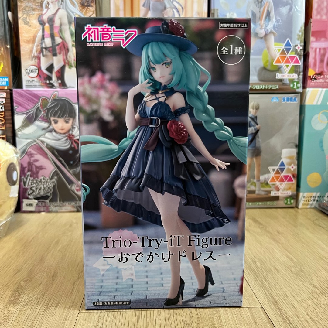Hatsune Miku Trio Try iT Outing Dress Figure, Hobbies & Toys, Toys & Games on Carousell