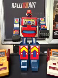 Vintage BANDAI 1987 Chogokin Hikari Sentai Maskman Black Figure Super ...