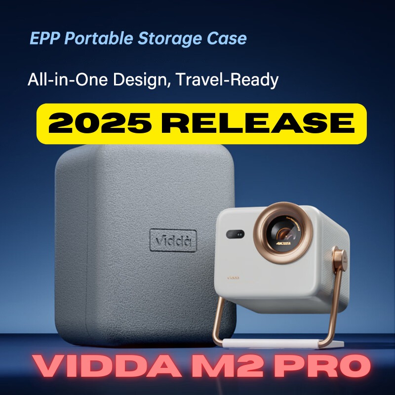 Vidda M2 Pro 4K UHD Qualas32 Tri-color Laser Projector [1200 CVIA ...