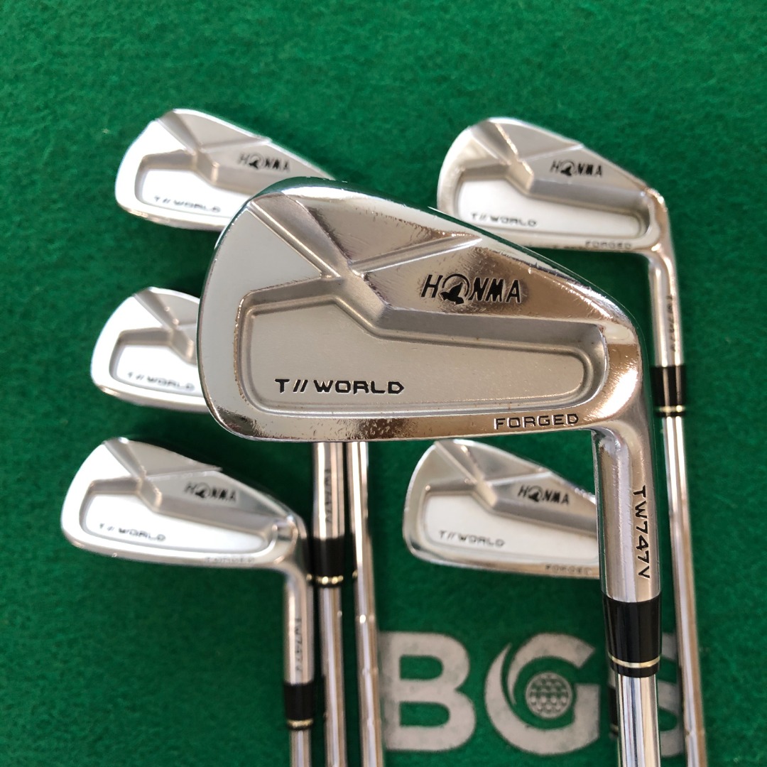 HONMA TOUR WORLD TW747 V Irons set 5-10 Steel shaft FlexS Used, Sports ...